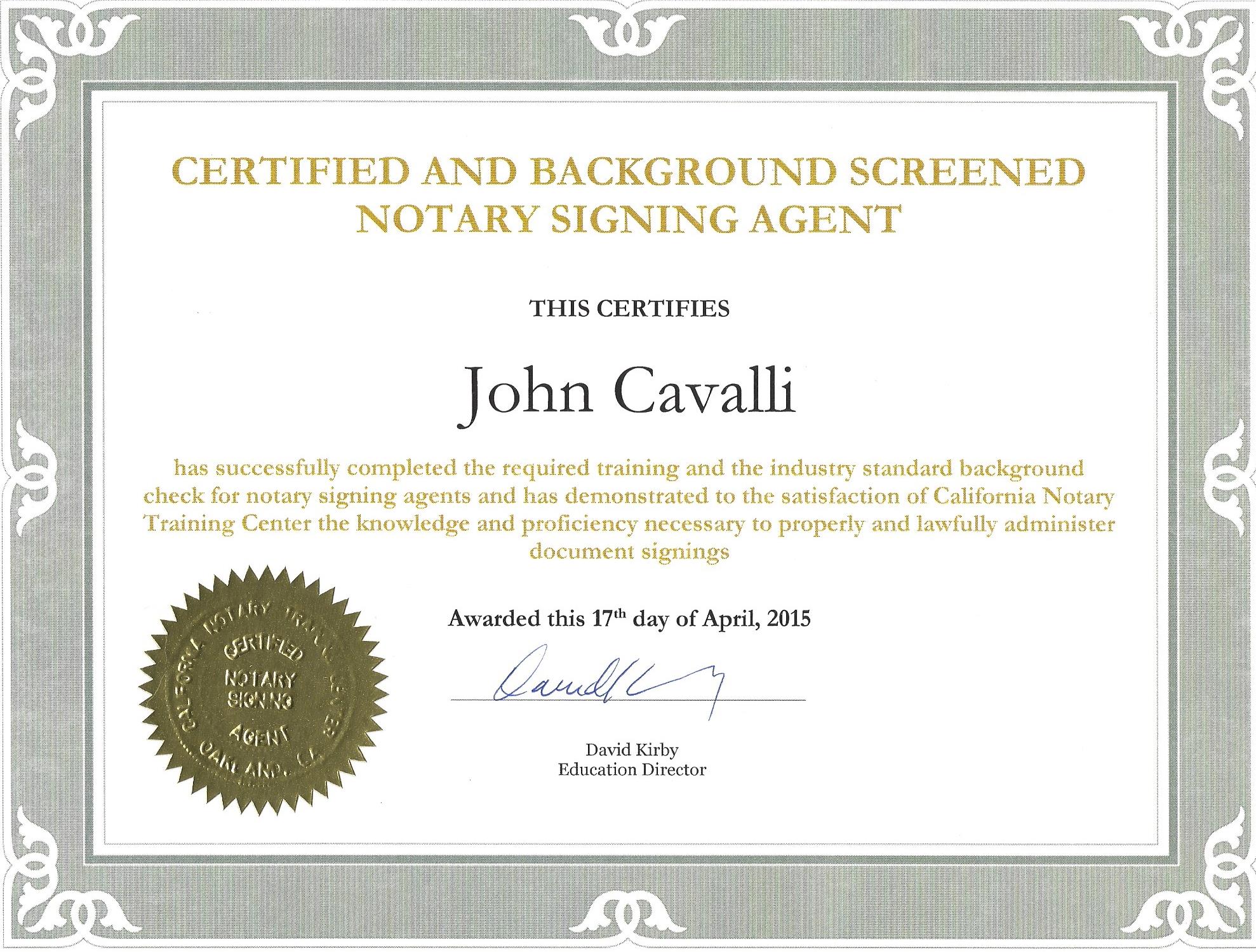 Notary Signing Agent San Francisco Daly PacificaMobile 